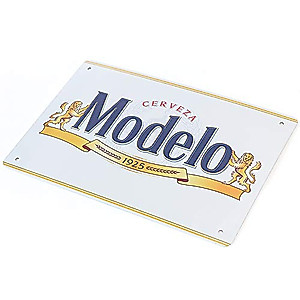 MeowPrint Modelo Cerveza Man Cave Beer decor Tin Signs 12 x 8Inch