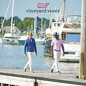 vineyard vines Men's Whale Dot Performance Trucker Hat, Blue Blazer, One Size