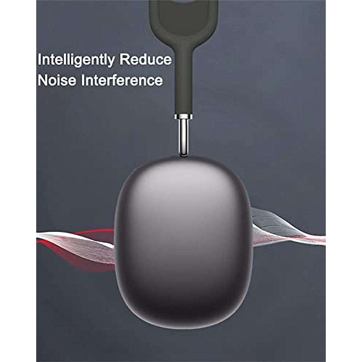 P9 Wireless Bluetooth Headphones, HiFi Stereo Over Ear Headset with Microphone Sports Noise Cancelling Earphones for Travel/Home/Office (Black)