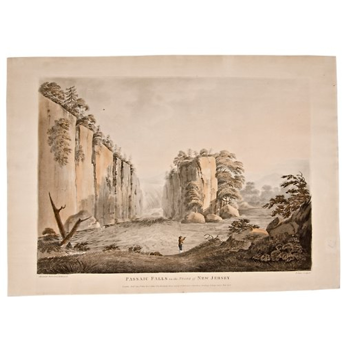 Passaic Falls in the State of New Jersey