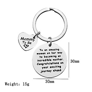 First Time New Mom Gift for Women After Baby Announcement Pregnancy Gifts for First Time Moms Gift Mom Mommy Mama to be Gift Keychain