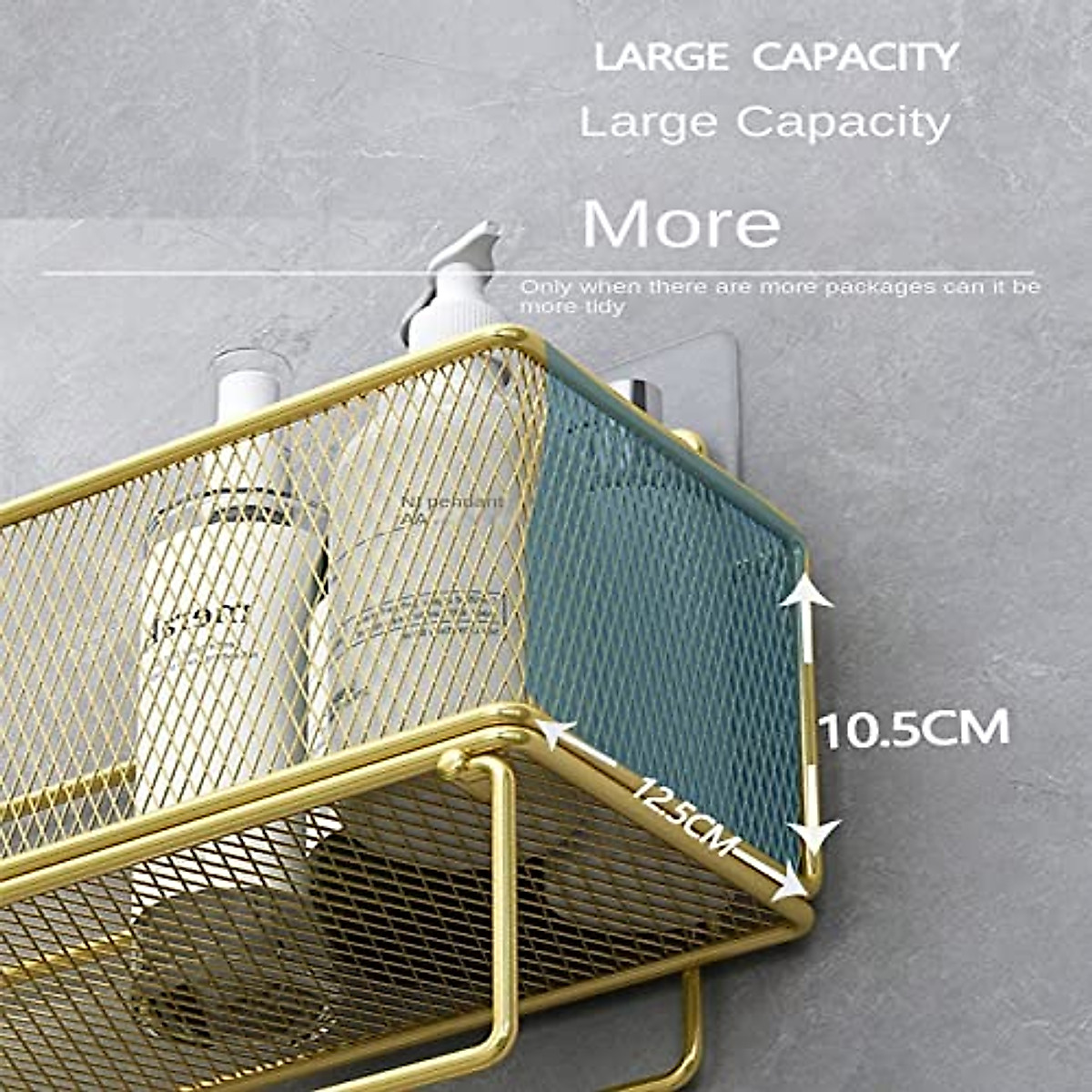 Shower Caddy Shelf Organizer, Bathroom Rack, Bathroom Toilet Wall Hanging Bath Toilet Towel Rack Storage Artifact, Bathroom Shower Organizer Rustproof Stainless Steel, Shower Caddy (??-????????)