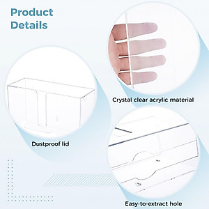 Toyokar Streamline Waste Management: Clear Acrylic Bag Dispenser