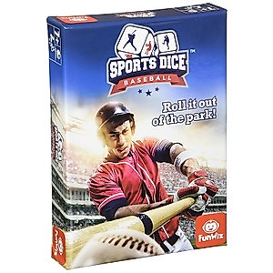 FoxMind Games: Sports Dice, Baseball, Roll it out of the Park, Easy to Learn, Fun to Play, Play with Up to 4 Players, For Ages 7 and up