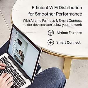 TP-Link AC1900 Smart WiFi Router (Archer A9) - High Speed MU-MIMO Wireless Router, Dual Band, Gigabit, VPN Server, Beamforming, Smart Connect, Works with Alexa, Black