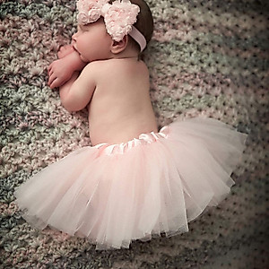My Lello Light Pink Baby 5-Layer Ballerina Tulle Tutu (0-3 mo.)