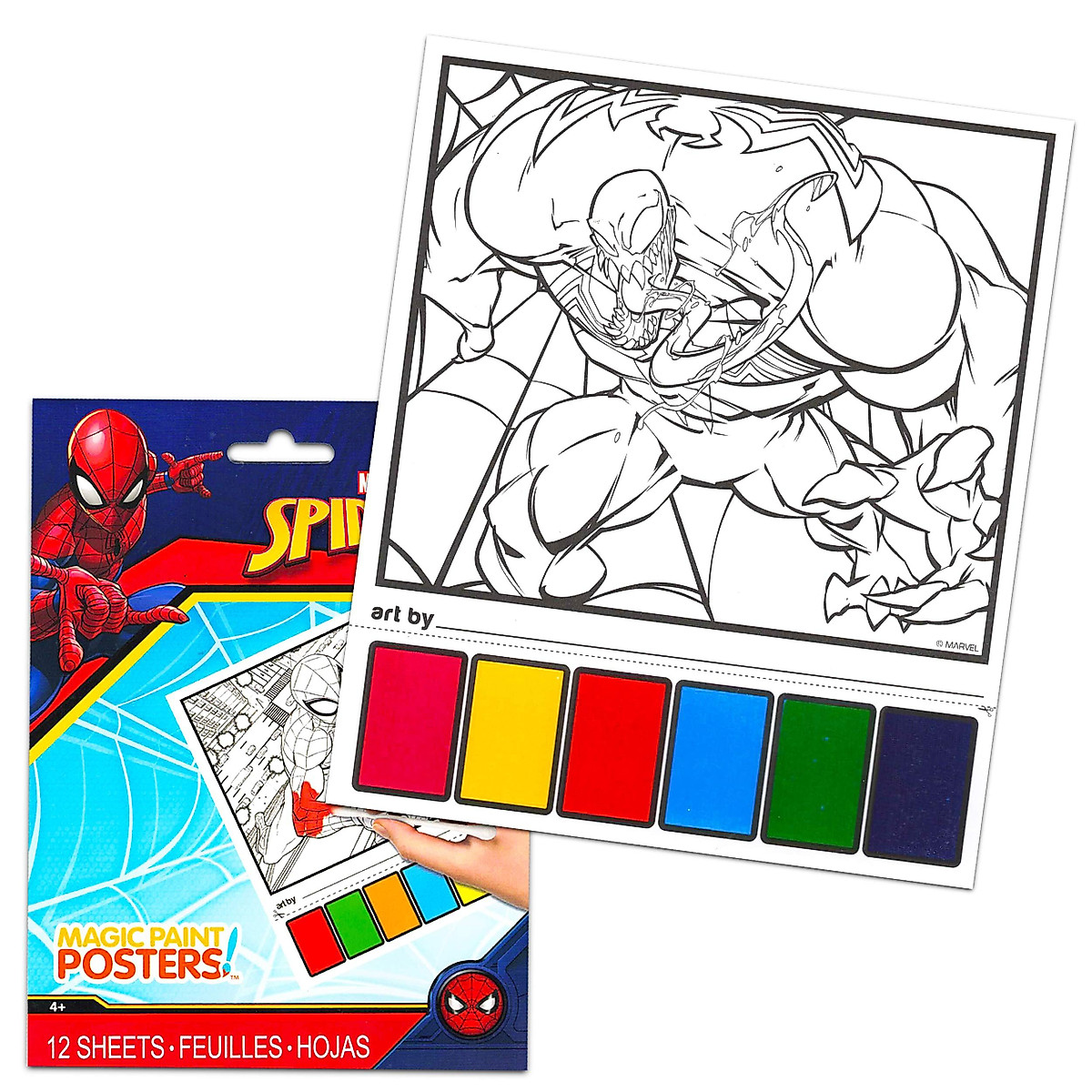 Marvel Super Hero Adventures Mini Backpack -- 3 Pc Bundle With 11" Avengers Superhero School Bag For Boys, Kids, Spiderman Coloring Pack And More | Marvel School Supplies