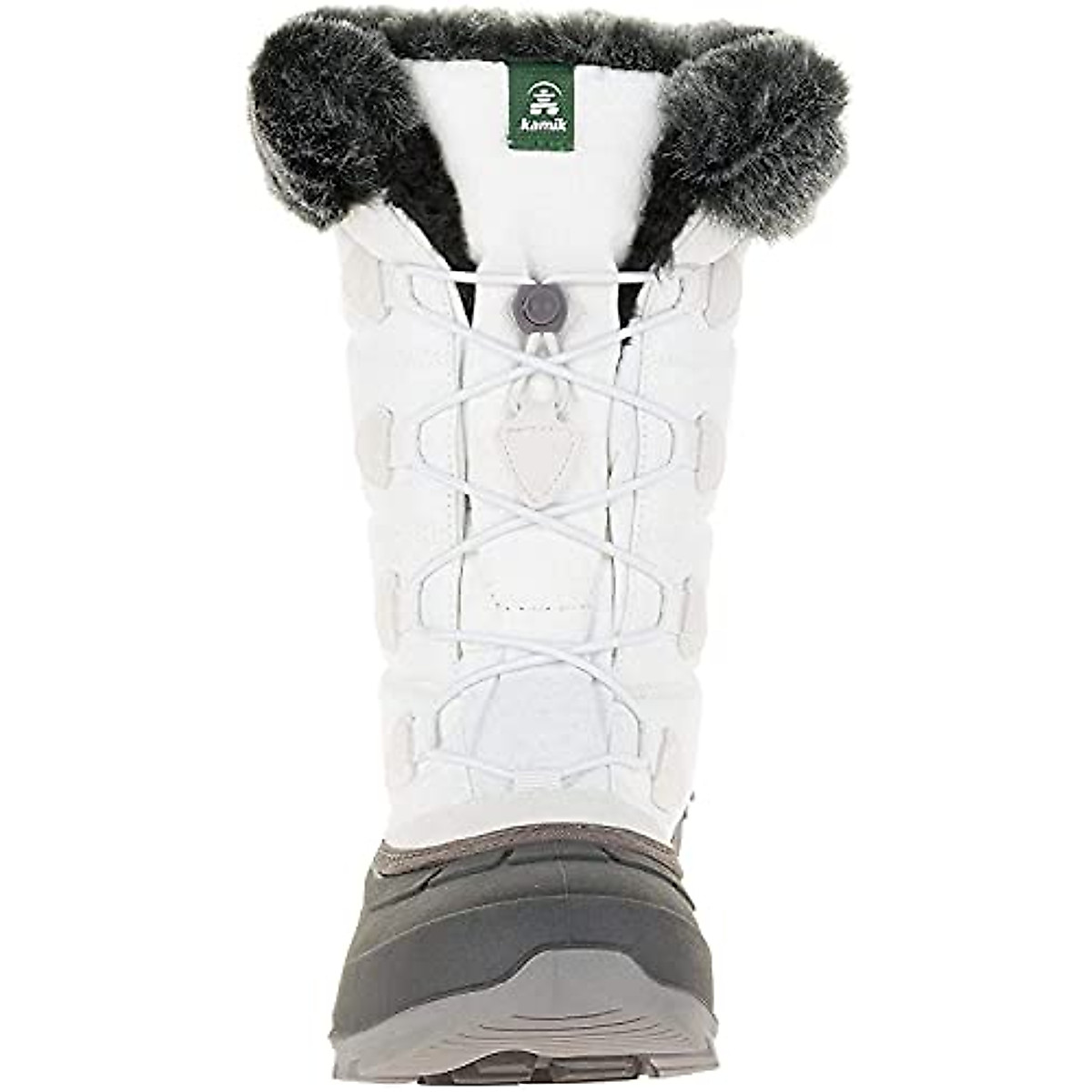 Kamik Women's MOMENTUM2 Snow Boot, white, 8 Medium US