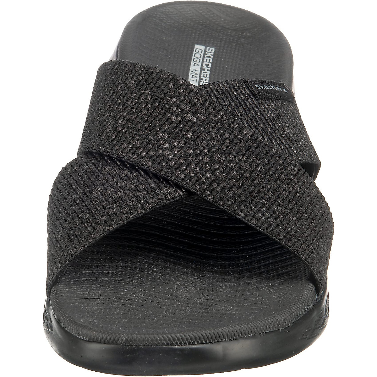 Skechers womens On-the-go 600 - 16259 Slide Sandal, Black, 7 US