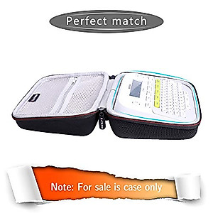 LTGEM Hard Protective Carrying Case for Brother P-Touch PTD210/PTD220 Label Maker - Travel Protective Carrying Storage Bag