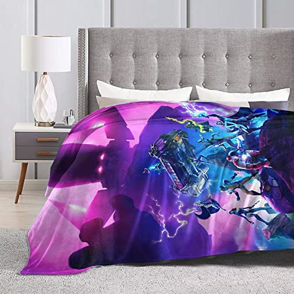 Game Air Conditioning Blanket Soft Warm Throw for Sofa Anime Living Room Bedding Travel Gift50 X40