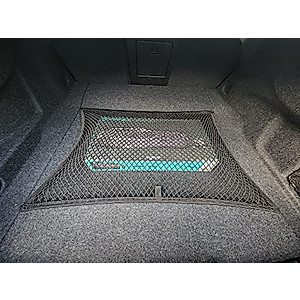 Floor Style Automotive Elastic Trunk Mesh Cargo Net for Volvo S60 B5-2019-2024 - Premium Trunk Organizer and Storage - Luggage Net for Sedan - Car Organizer for Volvo S60 T8