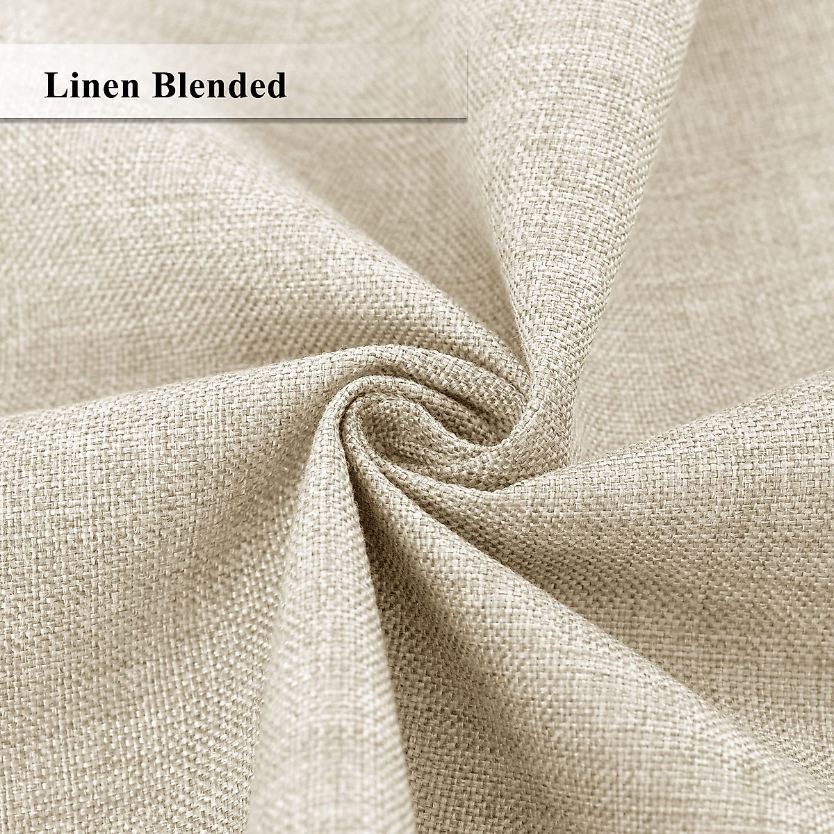 Linen Armrest Covers for Sofa, Beige Cream Armrest Covering for Chair, Armchair Slipcover for Living Room Couch Loveseat Recliner Armrest Cover Arm Covers Protector for Pets, Sets of 2, Champagne