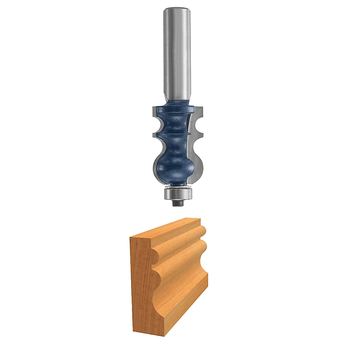 BOSCH 84620M 7/8 In. x 1-1/2 In. Carbide Tipped Reverse Curve Ogee & Bead Bit