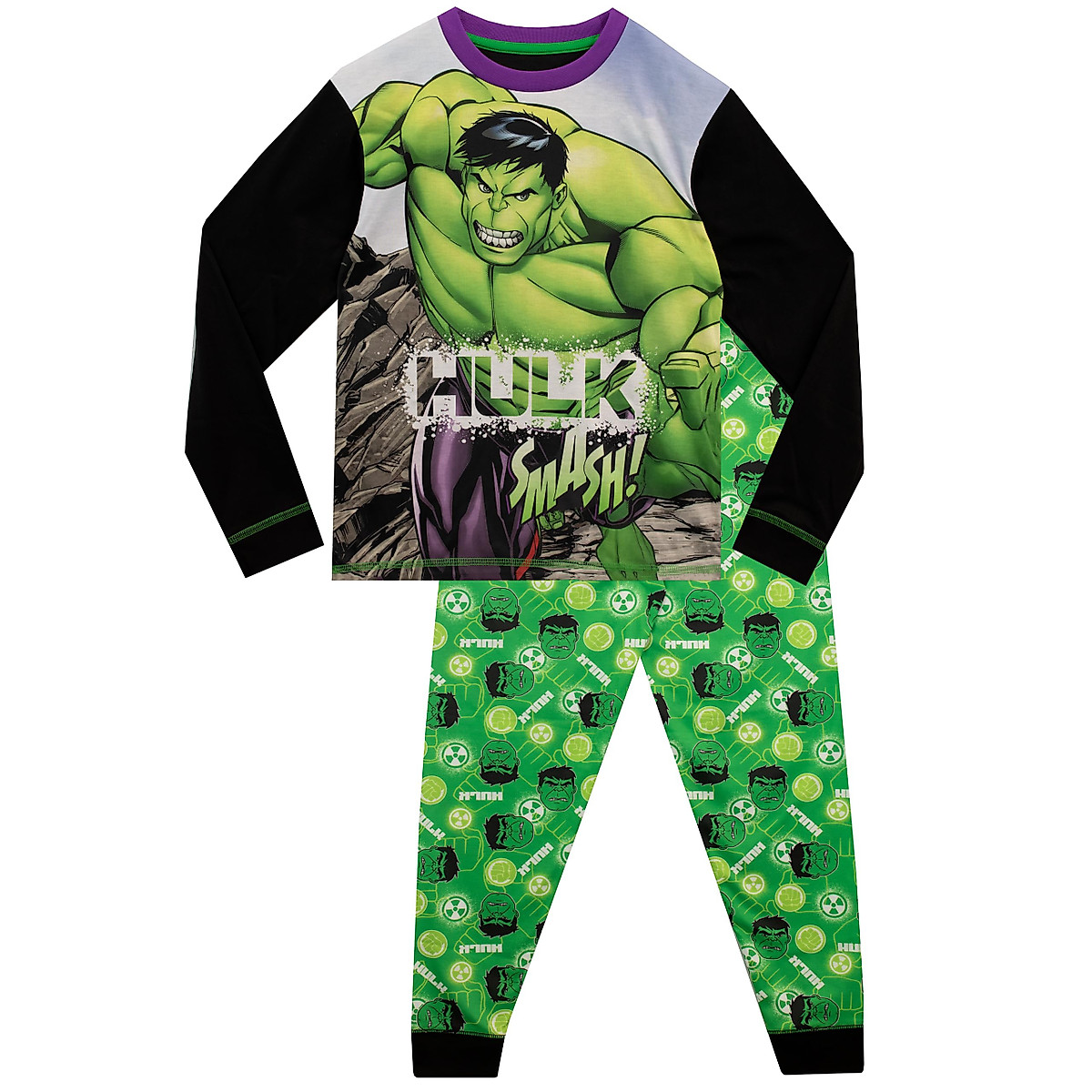 Marvel Boys' The Incredible Hulk Pajamas Size 4 Multicolored