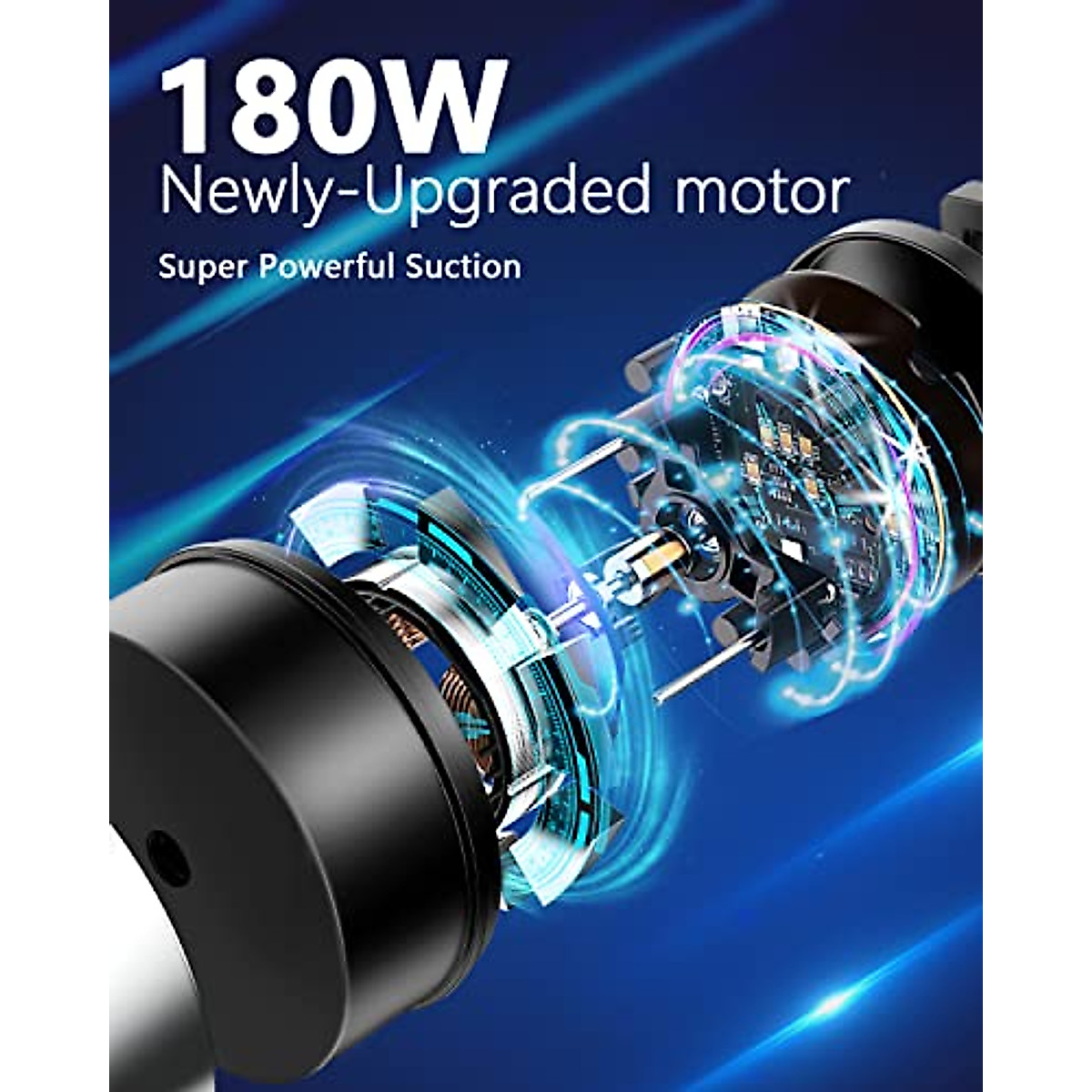 Cordless Vacuum, Stick Cordless Vacuum Cleaner with 2200mAh Powerful Lithium Batteries, Up to 30 Mins Runtime Handheld Vacuum Cleaner, 4 in 1 Lightweight Quiet Vacuum Cleaner Perfect for Hardwood