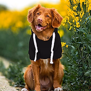 Winter Clothes for Dogs Female Pet Autumn and Winter Fleece Zipper Pocket Sweatshirt Black Cats Hoodies Cute Warm Pet Clothes Winter Dog Clothes for Small Dogs