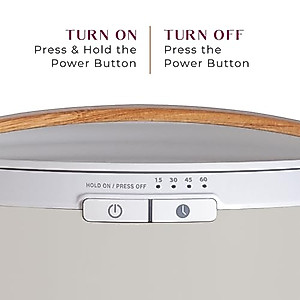 Zadro TWB Towel Warmer, Large | 20L | 12" Dia. x 21" Tall, Gray