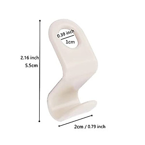 Clothes Hanger Connector Hooks 60Pieces, 4-Colors Heavy Duty Hanger Connector Hooks, Used in Closet Space Savers and Organizer Closets