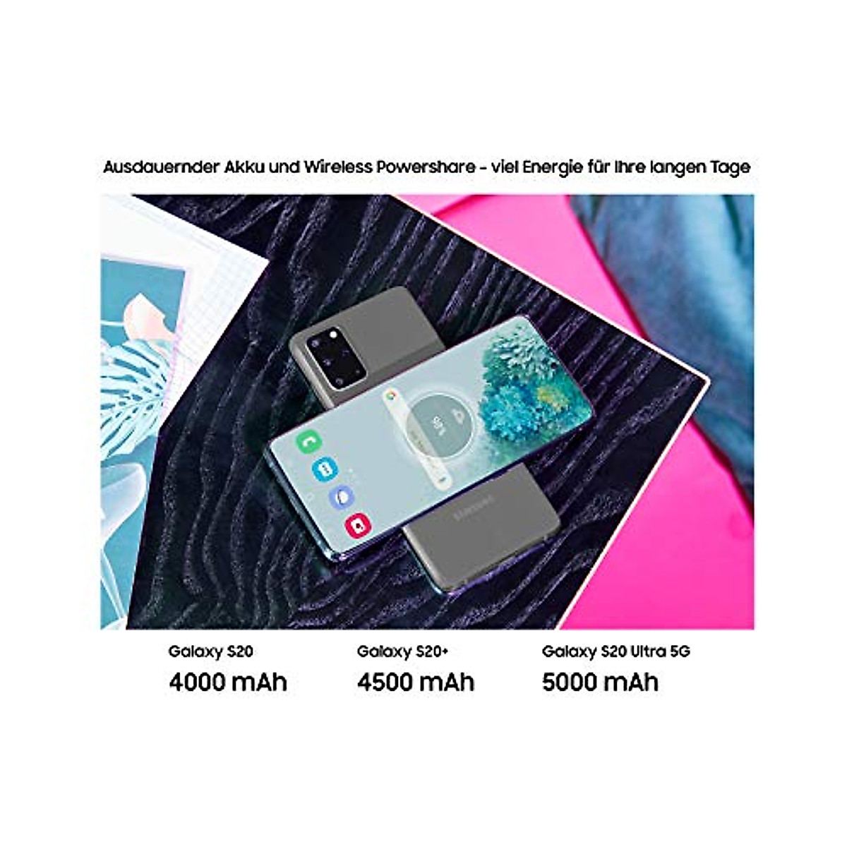 Samsung Galaxy S20+ SM-G986B/DS, Dual SIM 5G, International Version (No US Warranty), 128GB, Cosmic Black - GSM Unlocked