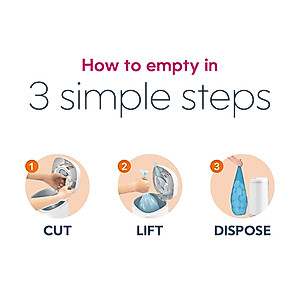 Playtex Diaper Genie Expressions Diaper Pail Fabric Sleeve, Pink Starburst