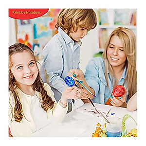 MONDART Paint by Numbers Kits DIY Oil Painting Home Decor Wall Value Gift - Animals in The Forest 16X20 Inch (No Frame)