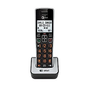ATT CL82213 DECT 6.0 Expandable Cordless Phone System with Digital Answering Machine, Silver
