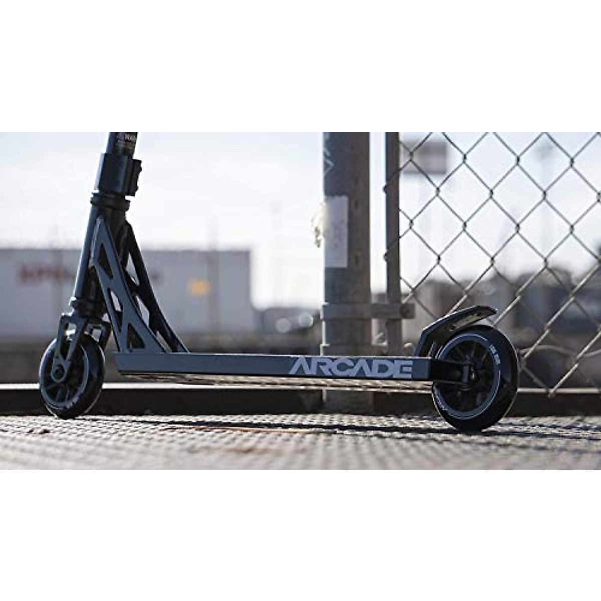ARCADE Pro Scooters - Stunt Scooter for Kids 8 Years and Up - Perfect for Beginners Boys and Girls - Best Trick Scooter for BMX Freestyle Tricks (Black/Black)