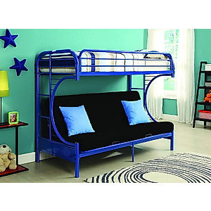 ACME Eclipse Twin XL/Queen/Futon Bunk Bed - 02093BU - Blue