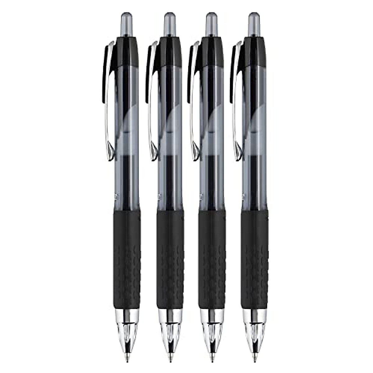 Uniball 207 Signo Gel Pen, 4 Black Medium 0.7mm Retractable Pens, Gel Pens, Fine Point, Smooth Writing Pens, Office Supplies by Uni-ball like Colored Pens, Ink Pens, Ballpoint Pens, Bulk Pens