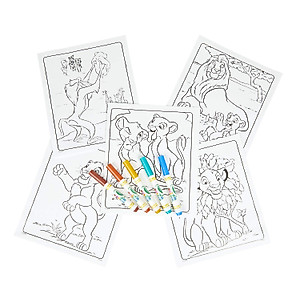 Crayola Lion King Pages & Markers Color Wonder Pad and Markers, Multicolor