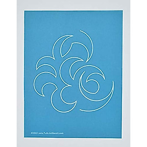 Hancy Creations 30602 Overall Swirl Full Line Stencils
