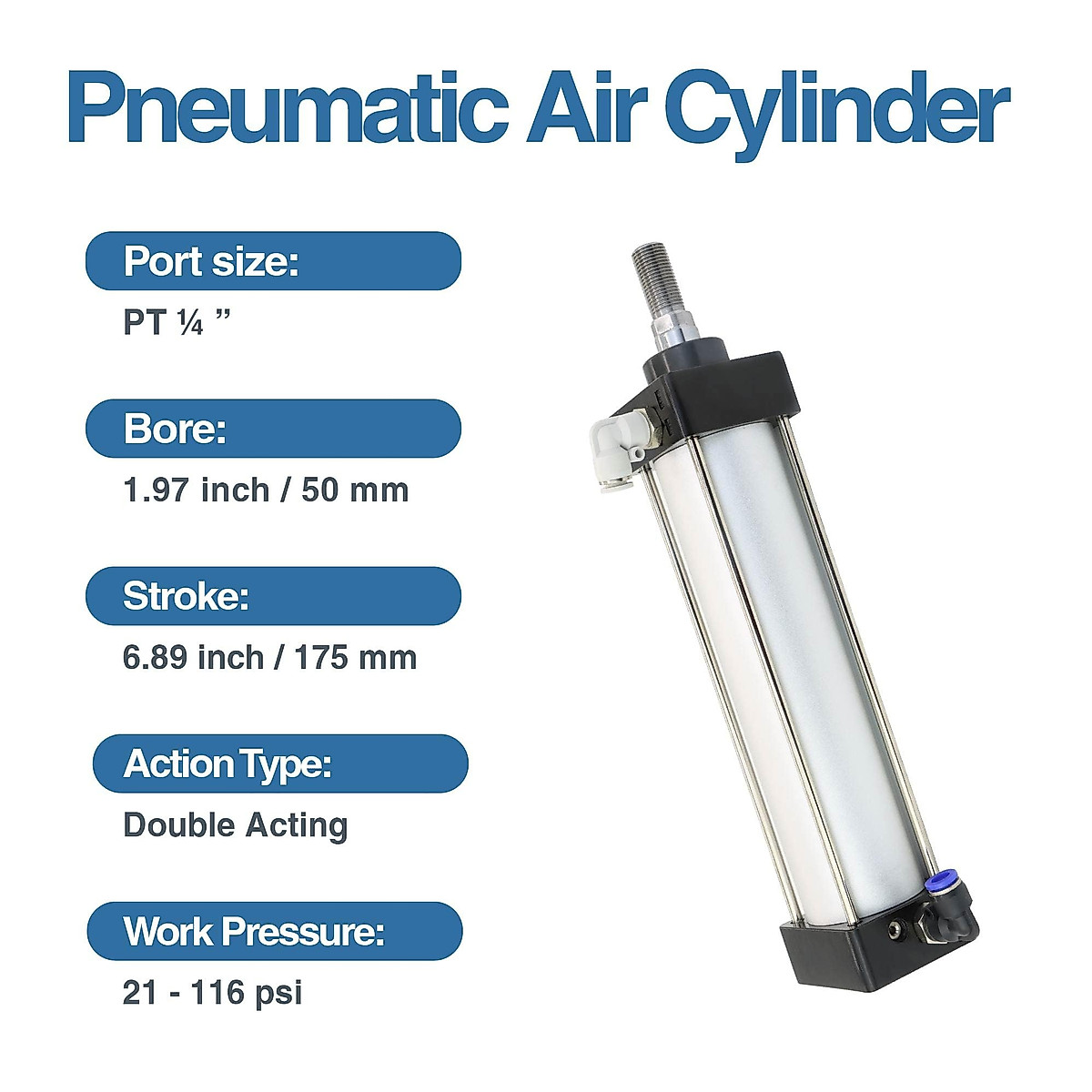 Pneumatic Cylinder Can Crusher – Air Powered Countertop –Aluminum Can Crushers for Recycling – For 12oz,16oz Aluminum Soda Bear Tall Tin Cans – Heavy Duty Automatic Efficient Smasher…