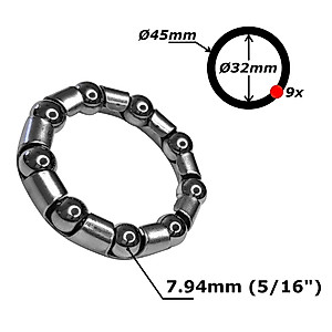 cyclingcolors BMX Bike Ball Bearing CAGE CRANKSHAFT Bottom Bracket 5/16" CRANKSET CHAINSET