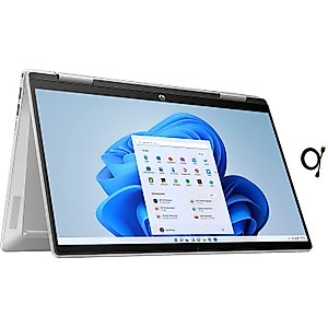 HP 2022 Pavilion x360 14" FHD IPS Touchscreen Premium 2-in-1 Business Laptop, 12th Gen Intel 10-Core i5-1235U Upto 4.4GHz, 8GB RAM, 2TB PCIe SSD, Backlit KB, Fingerprint, Windows 11 Pro + HDMI Cable