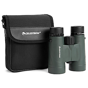 Celestron – Nature DX 10x42 Binoculars – Outdoor and Birding Binocular – Fully Multi-Coated with BaK-4 Prisms – Rubber Armored – Fog & Waterproof Binoculars – Top Pick Optics