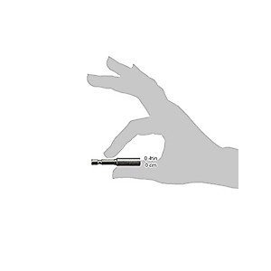 BOSCH CC60482 2 In. Extra Hard Magnetic Bit Tip Holder , Gray