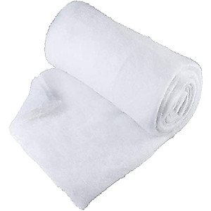 Prextex Large Artificial Snow Roll - Instant Christmas Tree Decor, Christmas Snow Party Table Runner, White Photo Backdrop, Fake Snow Decoration, Faux Snow, Fake Snow Blanket Cover for Holiday