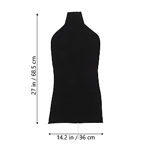 2pcs Female Dress Form Mannequin Torso Body Cover Mannequin Tailors Body Lace Cover for Clothing Jewelry Display Model Display