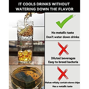 Whiskey Stones Gift Set, My Love My Hero Whiskey Gifts for Men Dad, Christmas Stocking Stuffers, Unique Birthday, Valentines, Anniversary, Retirement Gifts Ideas for Boyfriend Husband Brother