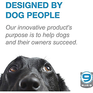 Blue-9 Buckle-Neck Balance Harness, Fully Customizable Fit No-Pull Harness, Ideal for Dog Training and Obedience, Made in The USA, Black, Medium/Large