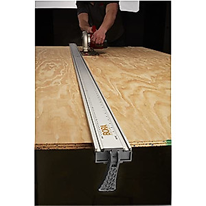 Bora 50” Ruled WTX Clamp Edge Extension for WTX Clamp Edge Saw Guide for Woodworking, Contractors, Carpenters and DIY, 50 inch Extension, 545060