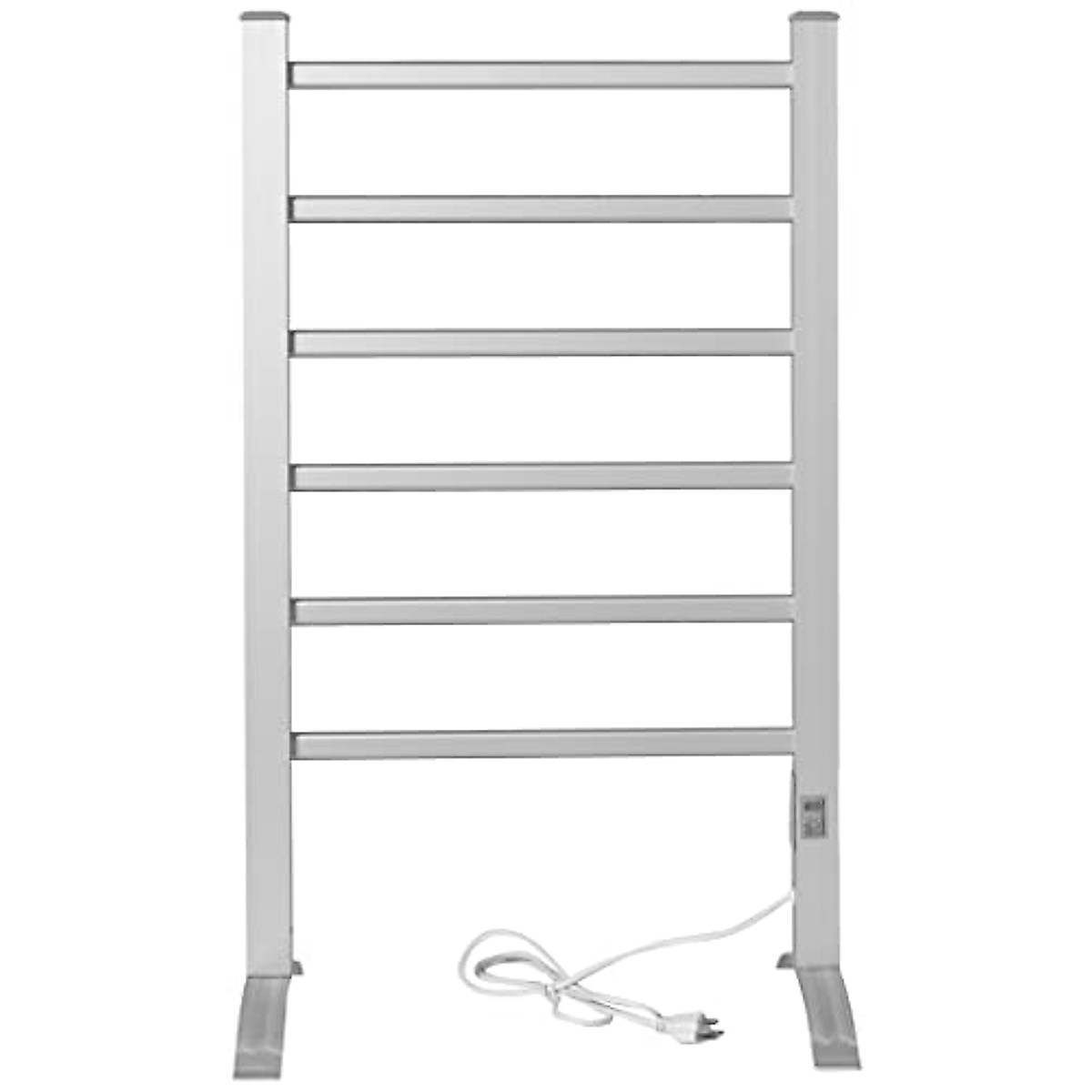 Heat Rails PA002T Towel Warmer Drying Rack with Timer, Brushed Chrome Color