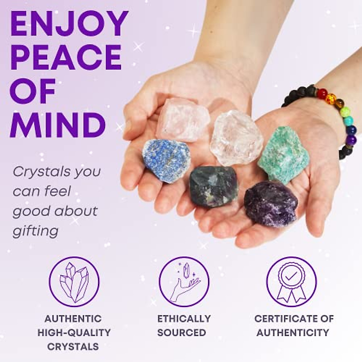 KARMABOX Pisces Gifts for Women - Pisces Crystal Healing Stone Gift Set - 12 Zodiac Signs - Zodiac Gifts - Astrology Gifts for Women - Horoscope Gifts - Birthday Gifts for Women