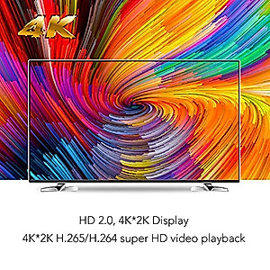 MXQ Android 7.1 TV Box Media Player Amlogic S905W Quard-core 1G+8G WiFi Ultra HD 4Kx2K up to 30fps 2.4GHz Smart OTT TV Box Vedio Player for Home Entertainment