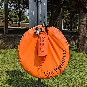 Arya Life Throw Rope Rescue Bag with 70ft of Marine Rope. Throwable Rescue Ropes for Kayaking, Boating and Ice Fishing. High Visibility Safety Equipment for Kayak and Boat Emergency