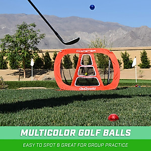 GoSports All Purpose Golf Balls for Play or Practice - Choose 16 or 32 Packs with Tote Bag