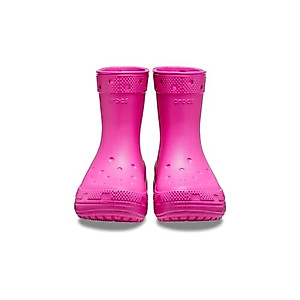 Crocs Classic Rain Boots, Juice, 4 US Unisex Big Kid