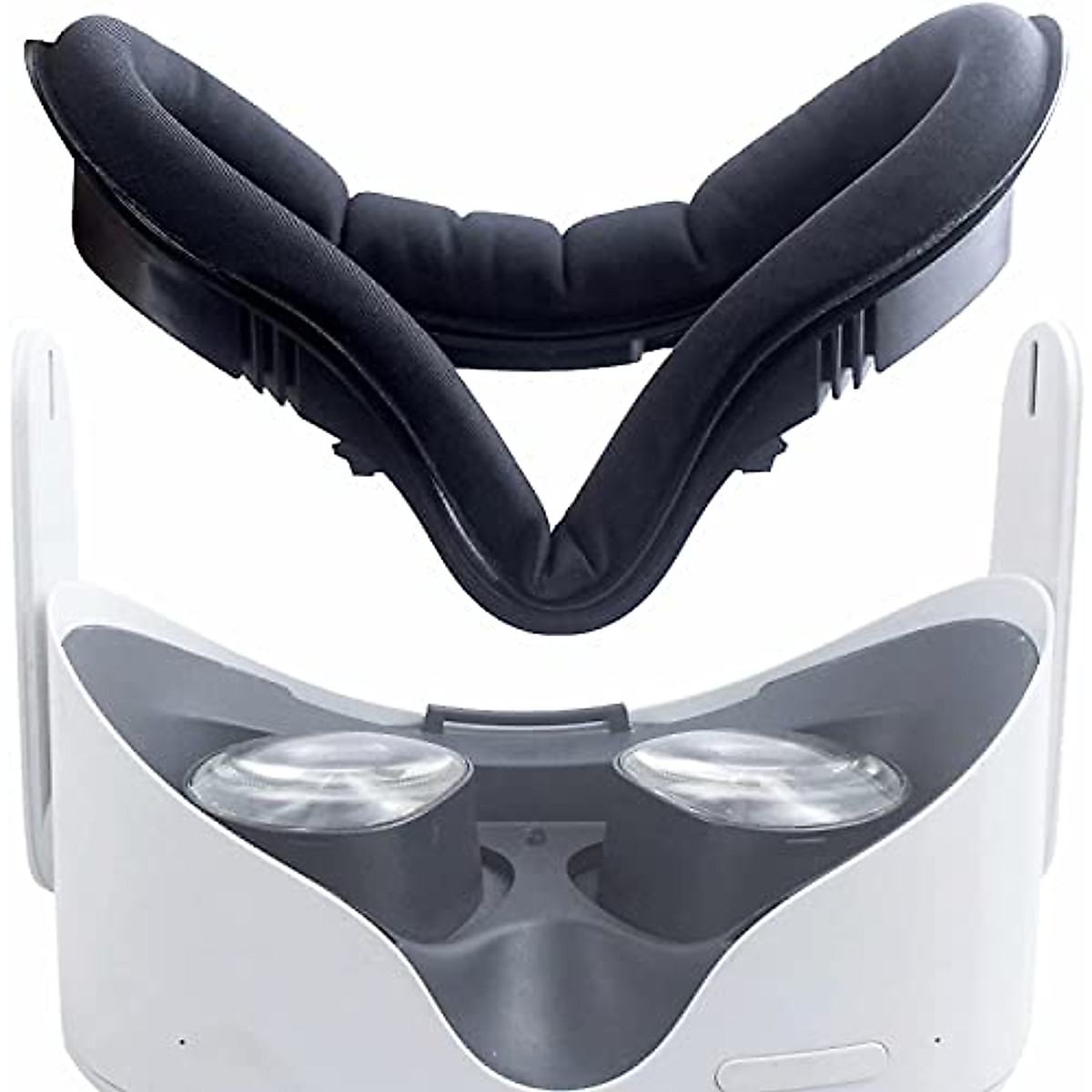 MODJUEGO VR Facial Interface Bracket Cover for Oculus Quest 2 Anti-Sweat Anti-Leakage VR Facial Interface Bracket Eye Mask Cover Replacement Accessories