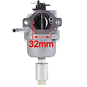 594593 591731 Carburetor w Fuel Filter for Nikki Briggs and Stratton 796109 590400 796078 498811 79416 594601 Intek 14HP 17.5HP 18HP Craftsman lt1000 lt2000 31c707 John Deere la115